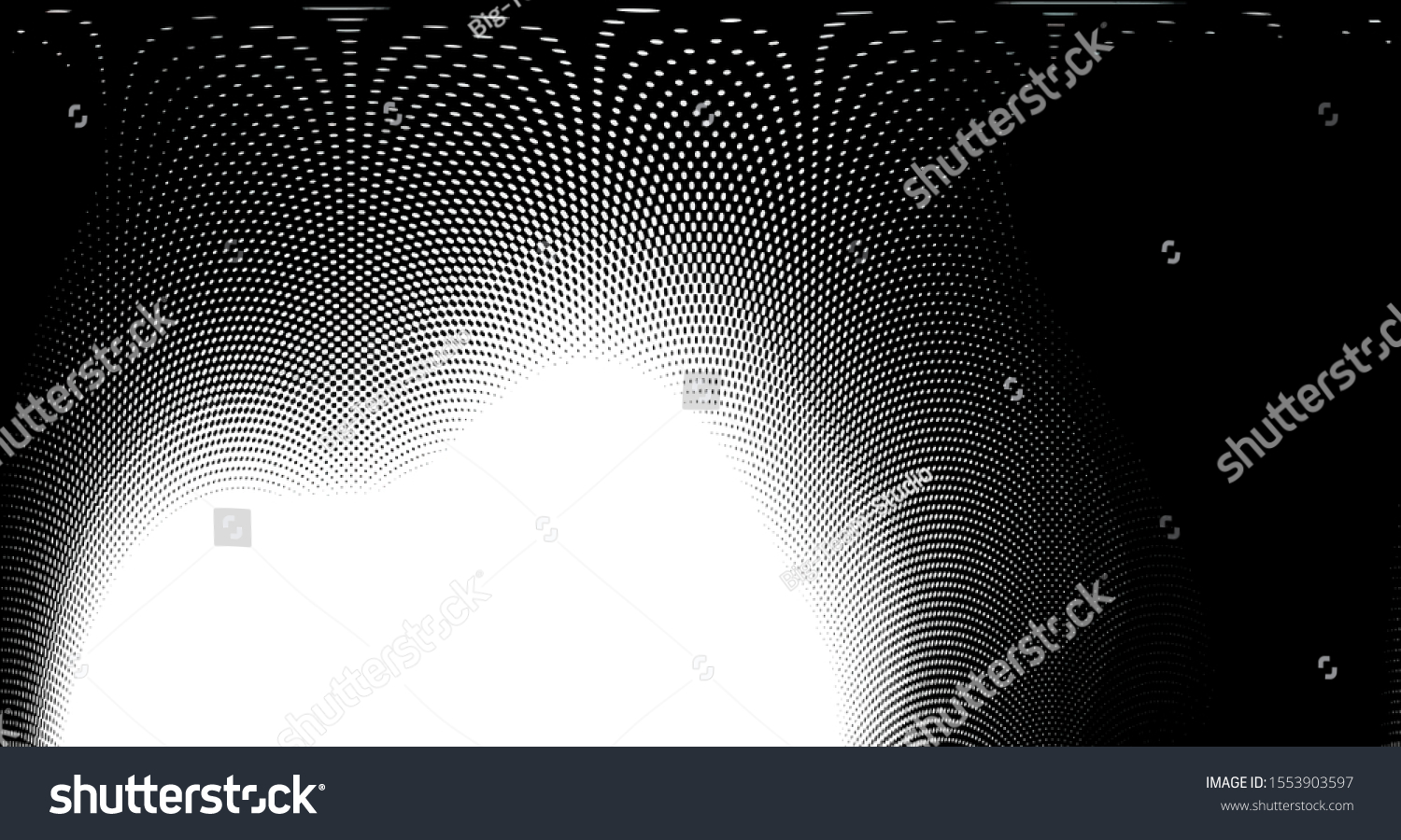 Halftone Wave Background Curved Gradient Texture Stock Vector (Royalty ...