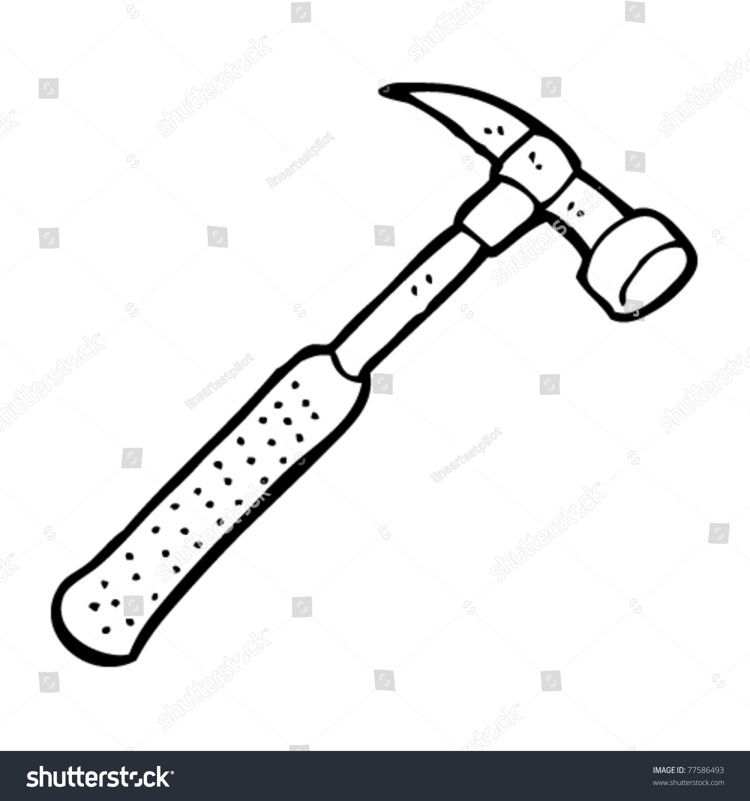 Hammer Cartoon Stock Vector (Royalty Free) 77586493 | Shutterstock
