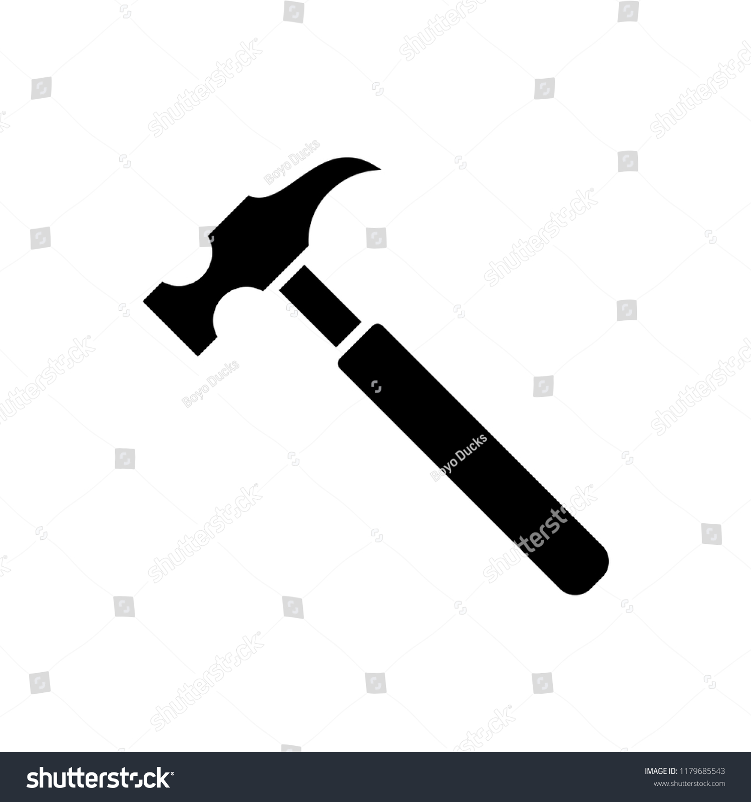 Hammer Icon Templates Stock Vector (Royalty Free) 1179685543 | Shutterstock