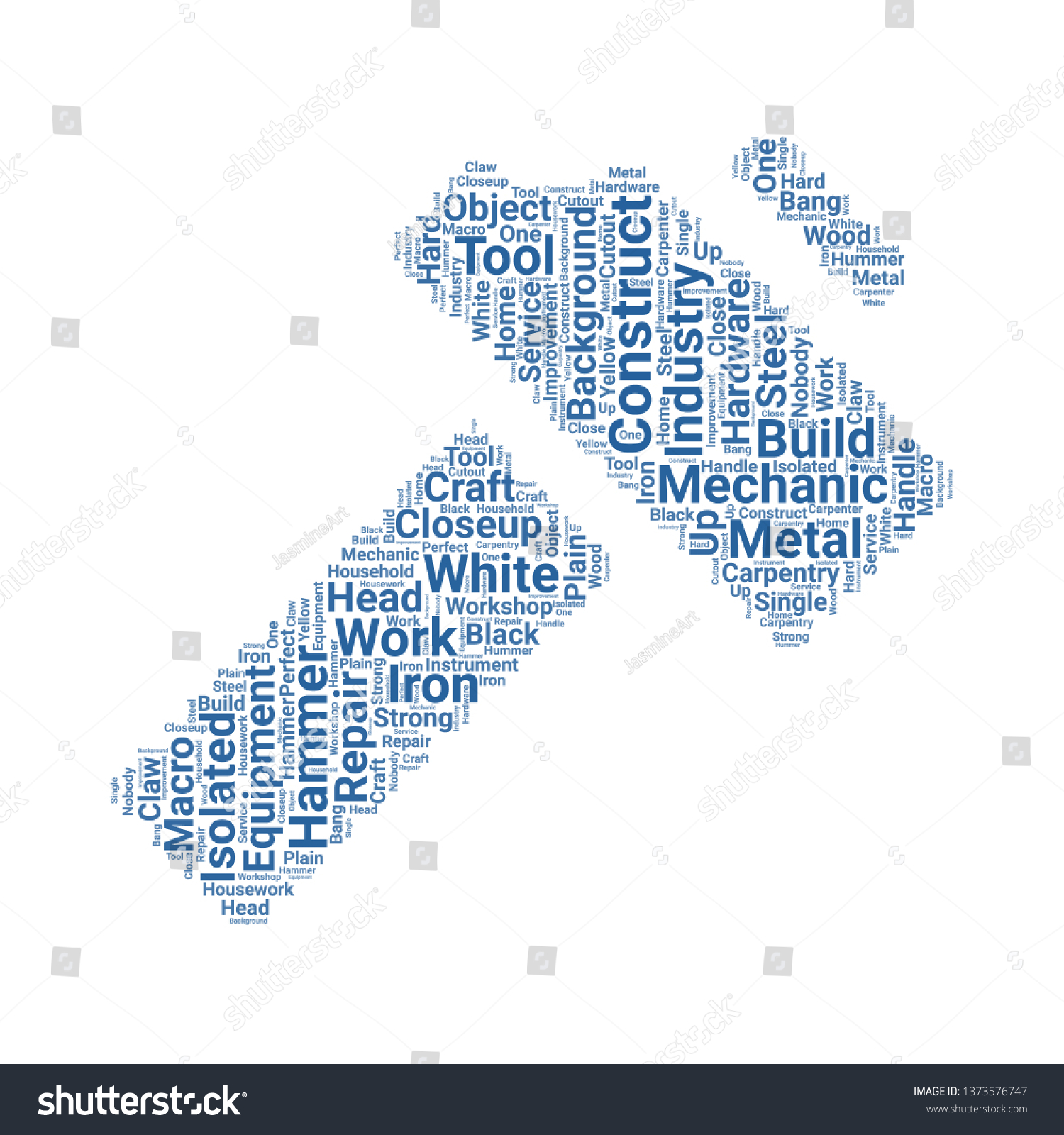 Hammer Word Cloud Tag Cloud About Stock Vector (Royalty Free ...