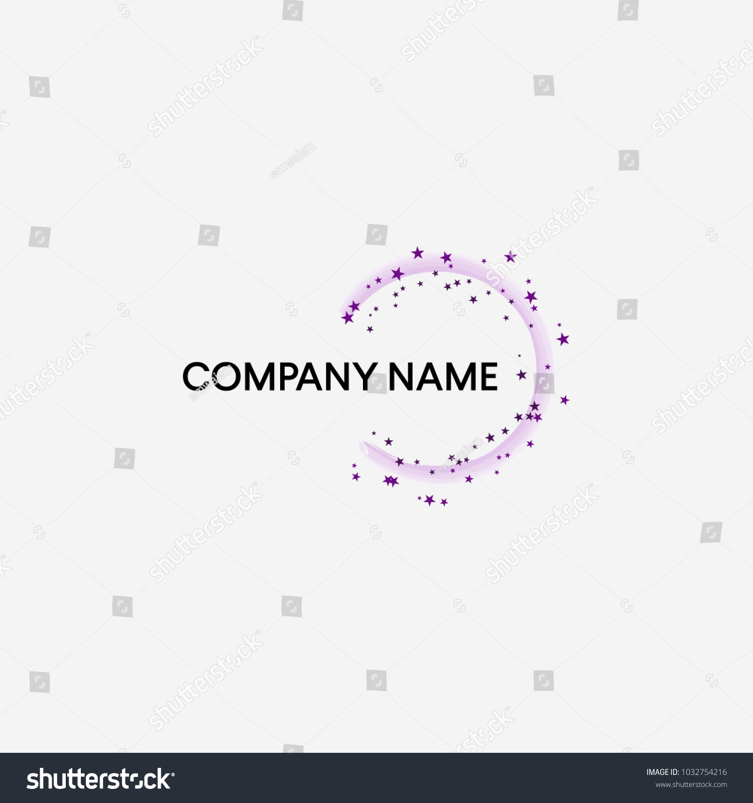 Hand Draw Logo Design Stock Vector (Royalty Free) 1032754216