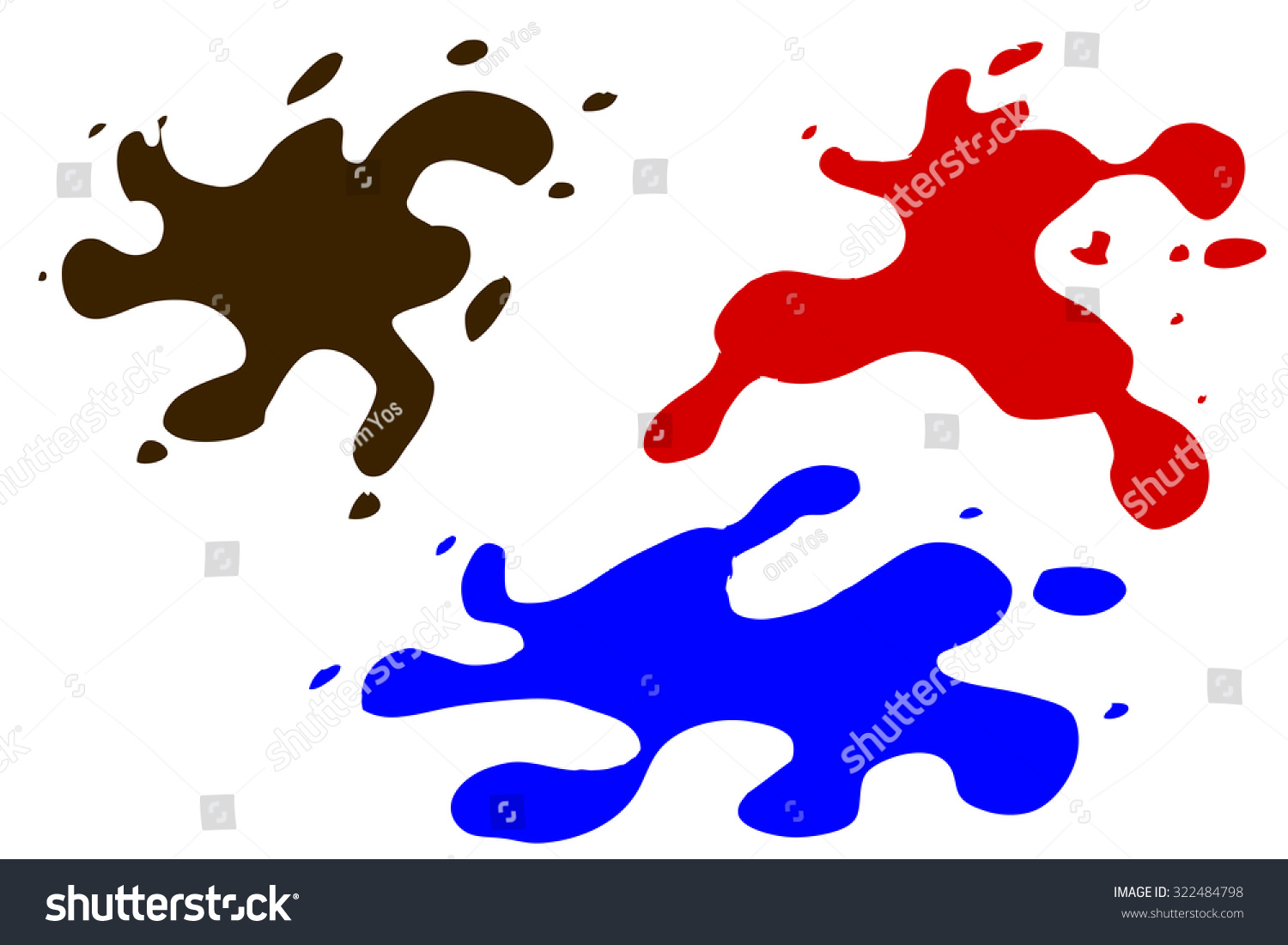 Hand Draw Sketch Splash Stock Vector (Royalty Free) 322484798