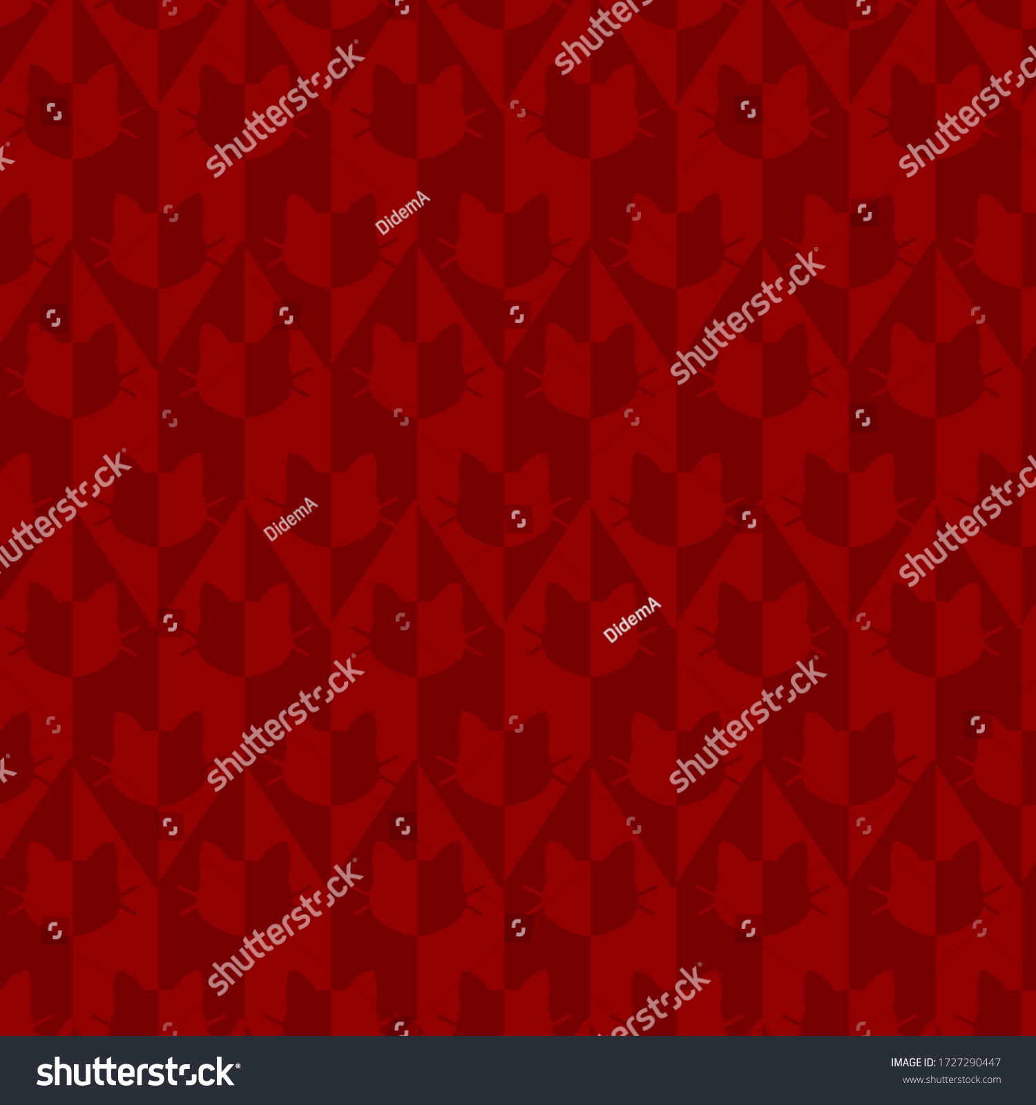 Hand Drawn Abstract Checkered Geometric Triangular Stock Vector ...