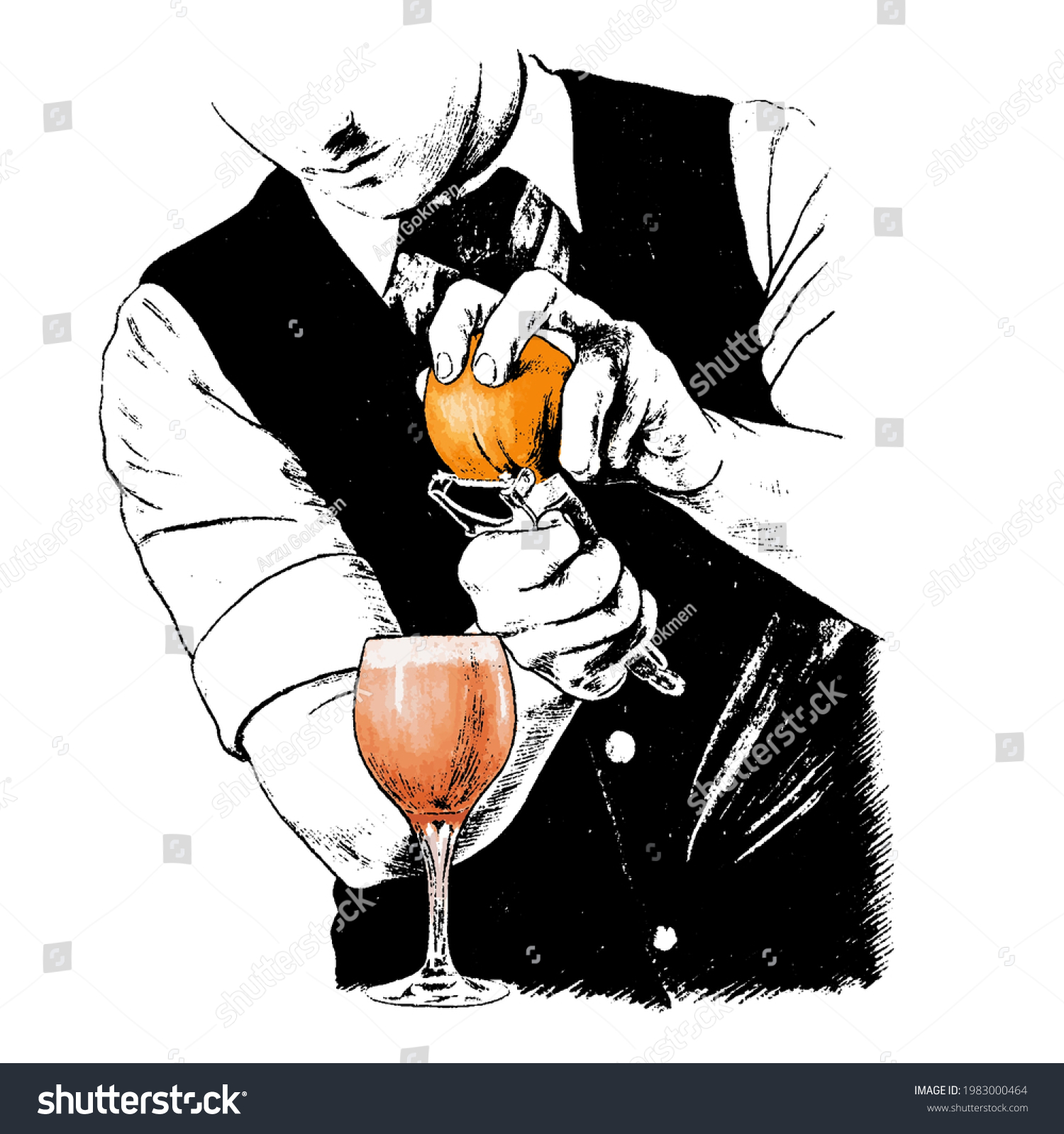 Barman Stock Illustrations, Images & Vectors | Shutterstock