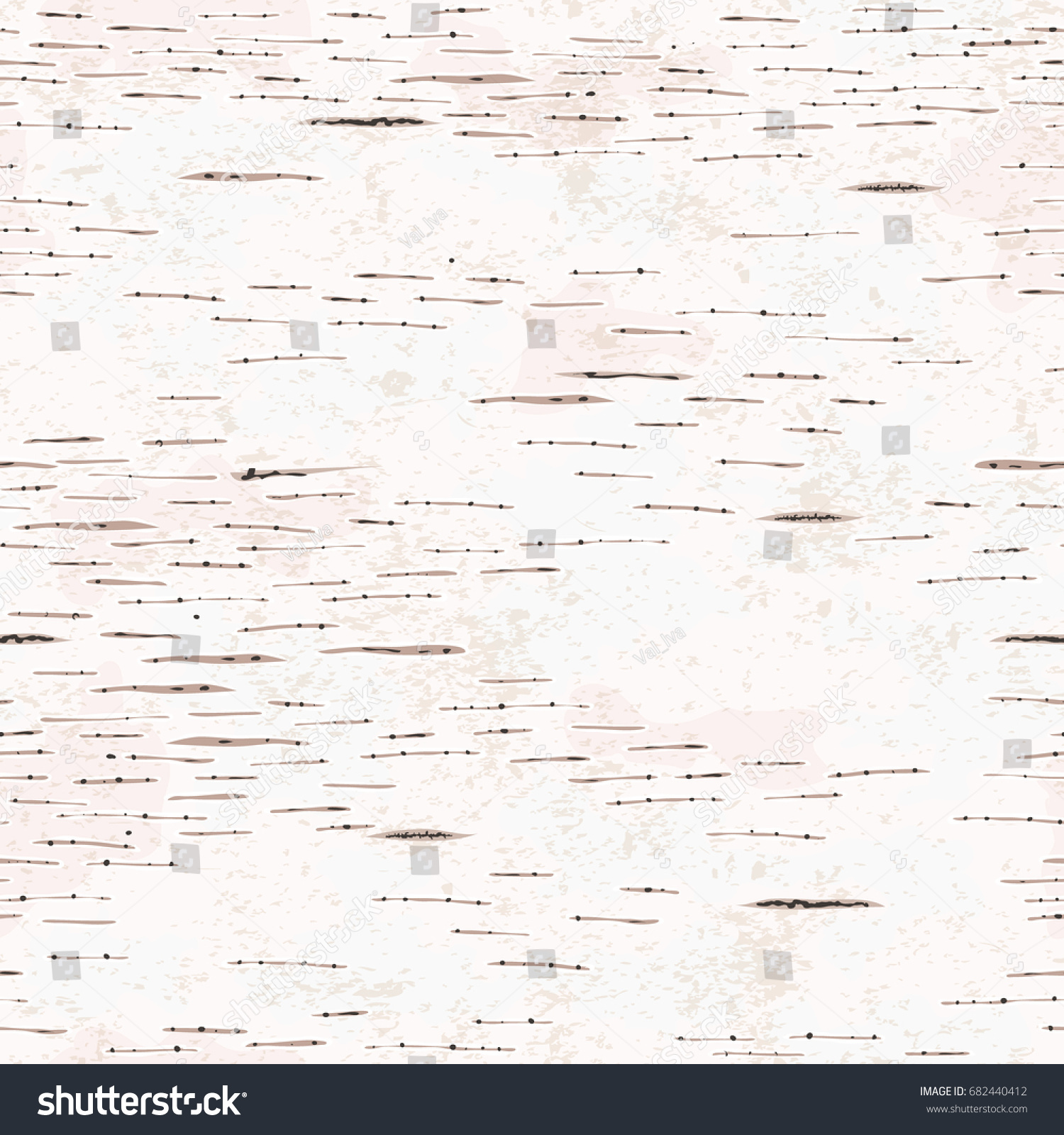 Hand Drawn Birch Bark Seamless Texture Stock Vector (Royalty Free ...