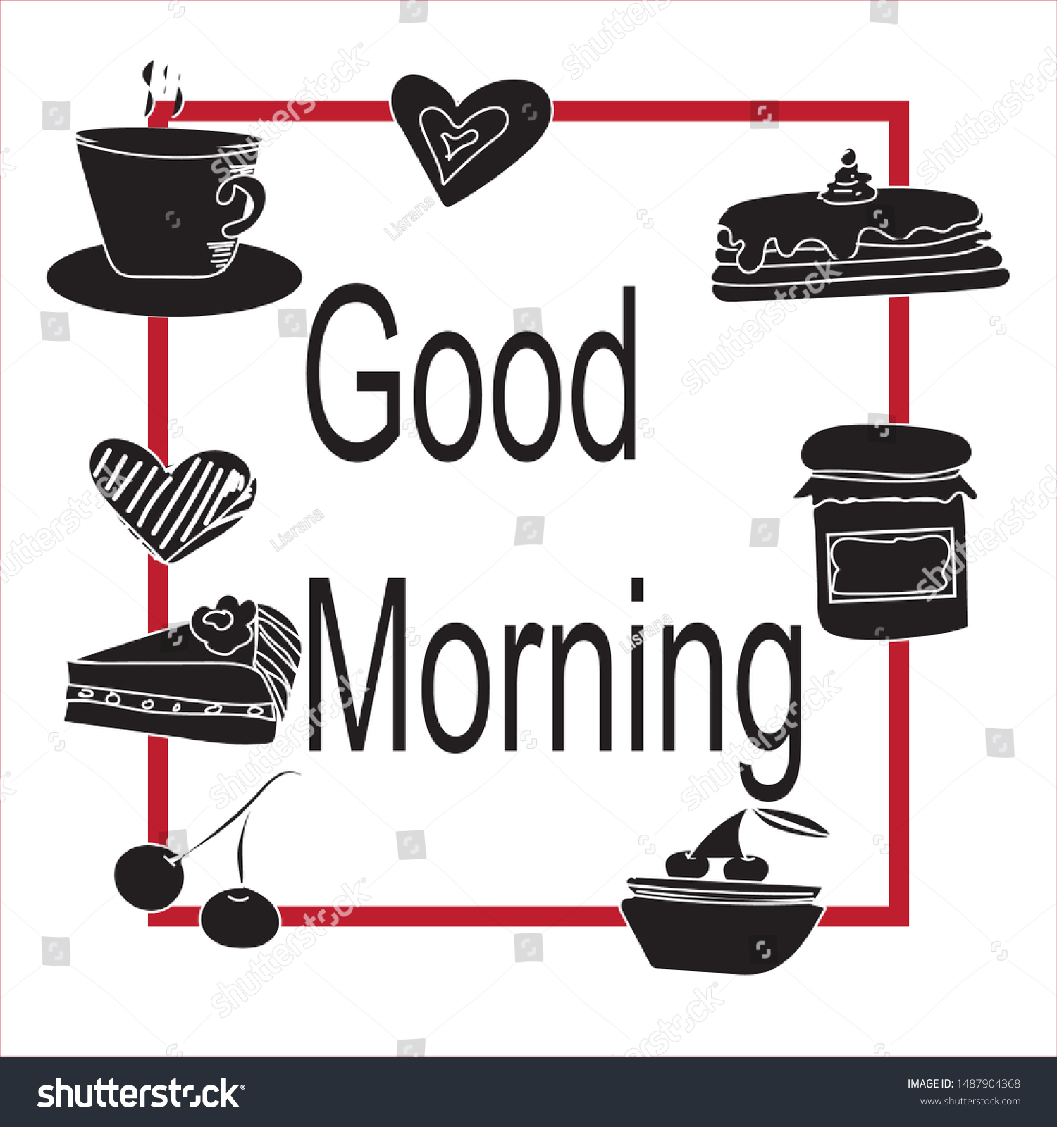 Hand Drawn Breakfast Foods Vector Stock Vector (Royalty Free ...