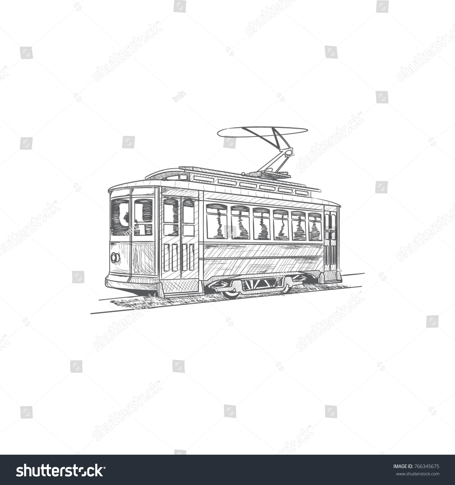 1,500 Cable car sketch Images, Stock Photos & Vectors | Shutterstock