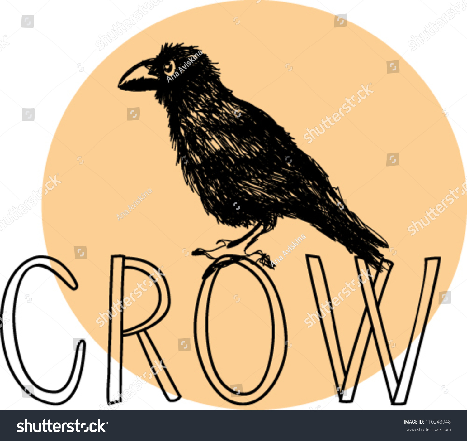 1 Hand drawn crow illstration Images, Stock Photos & Vectors | Shutterstock