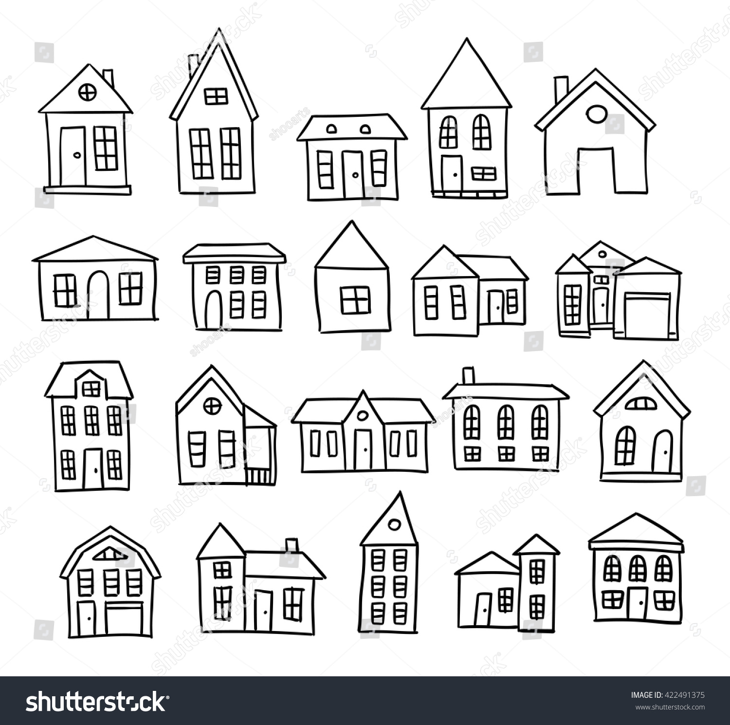 136,645 House doodles Images, Stock Photos & Vectors | Shutterstock