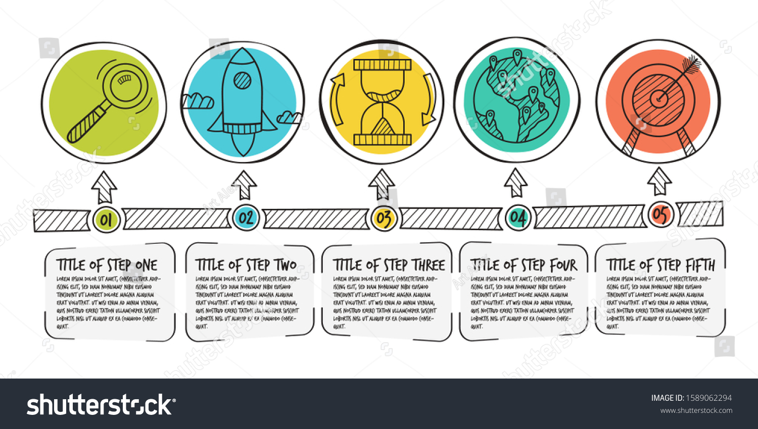 1,687 Hand drawn timeline Images, Stock Photos & Vectors | Shutterstock