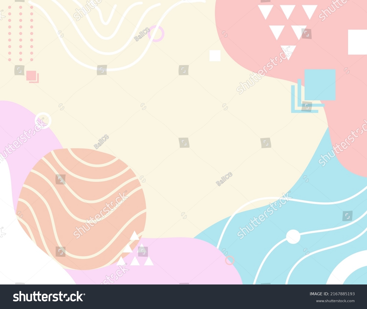 Hand Drawn Minimal Background Vector Illustration Stock Vector (Royalty ...