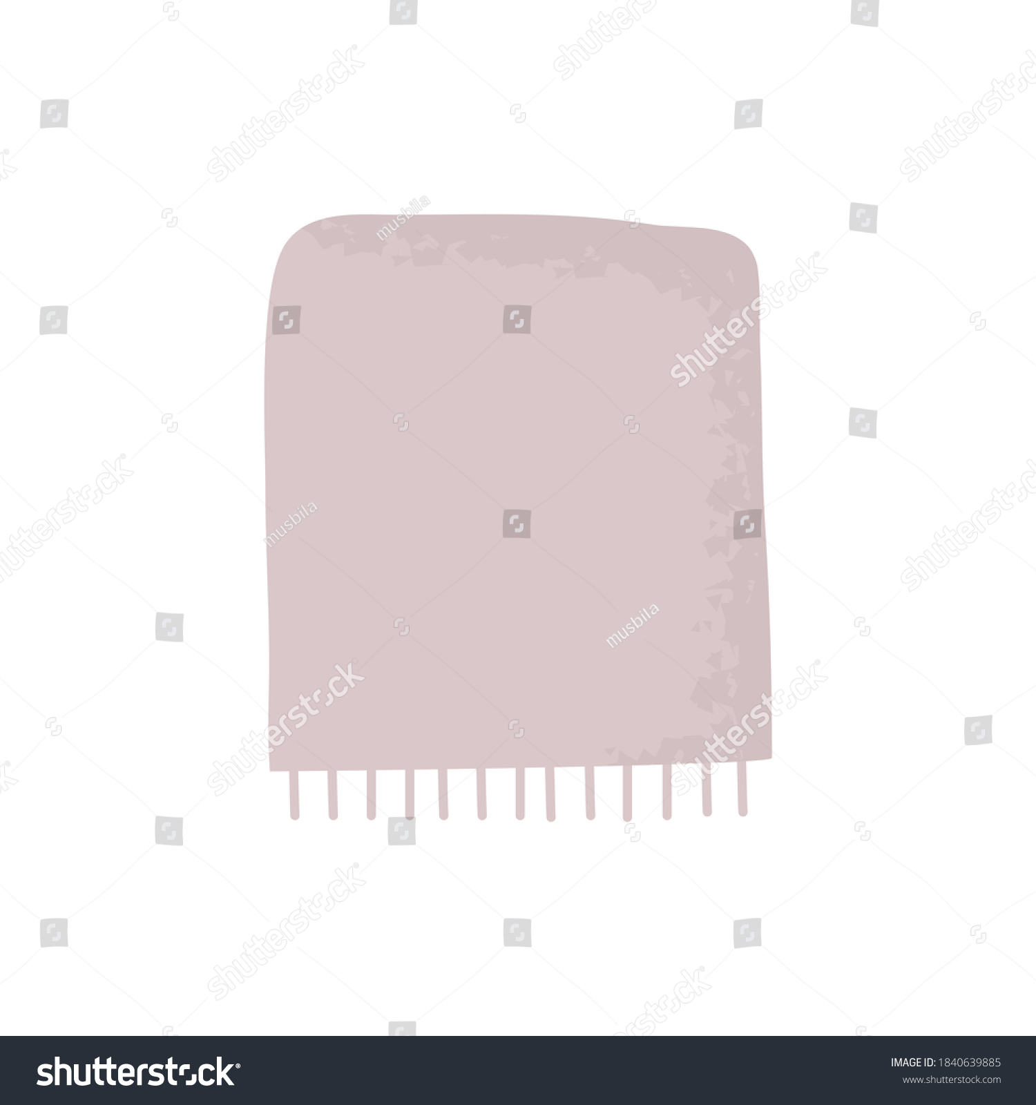 Hand Drawn Scarf Vector Illustration Stock Vector (Royalty Free ...
