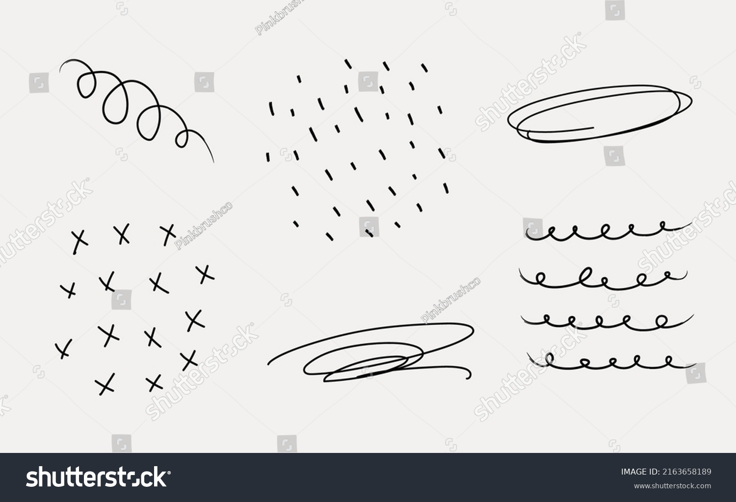 Hand Drawn Sketch Lines Scribble Lines Stock Vector (Royalty Free ...