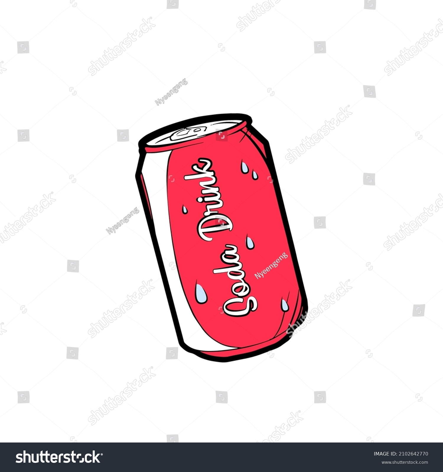Hand Drawn Soda Drink Doodle Vector Stock Vector (Royalty Free ...