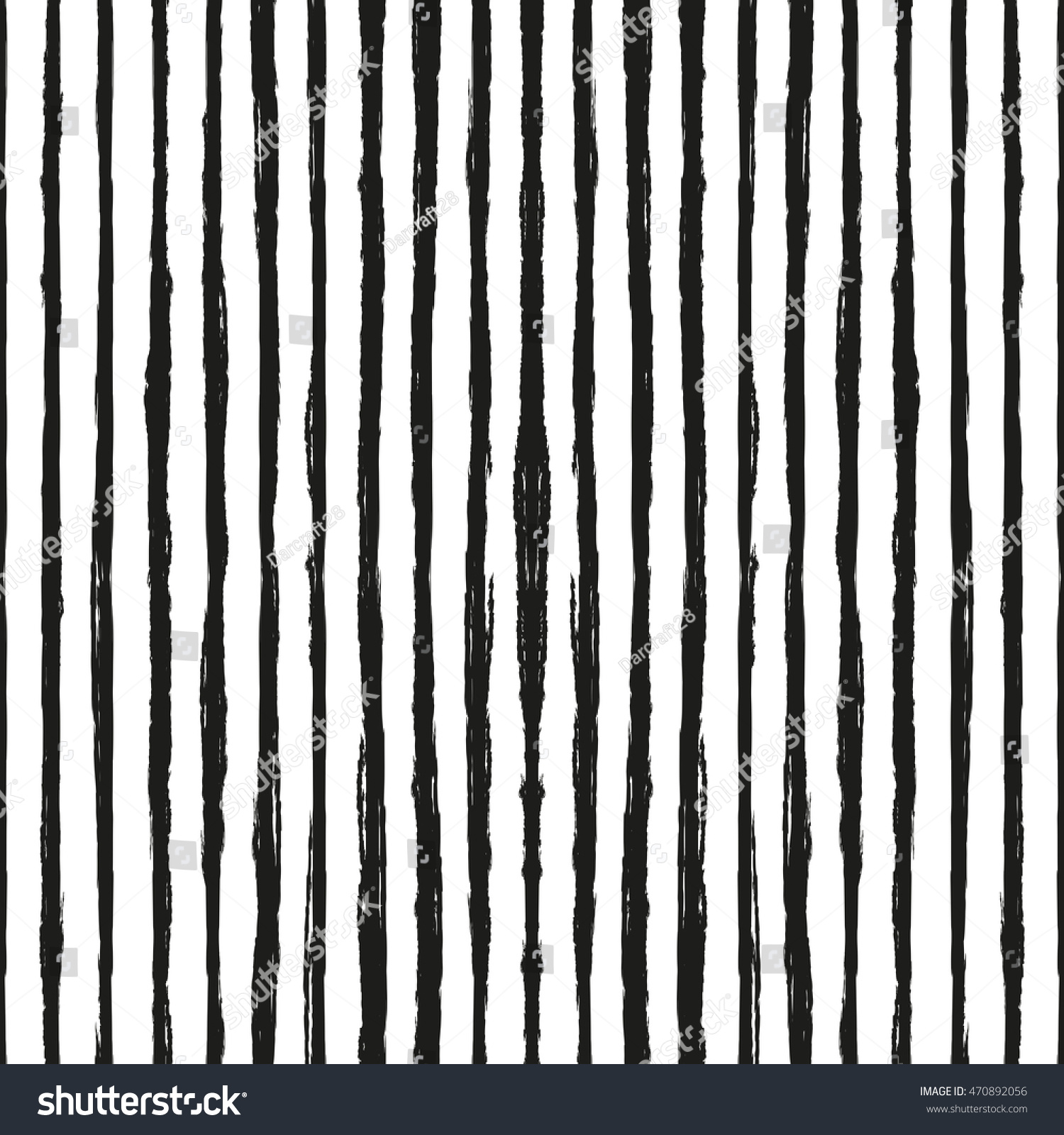 Hand Drawn Striped Background Vector Illustration Stock Vector (Royalty ...