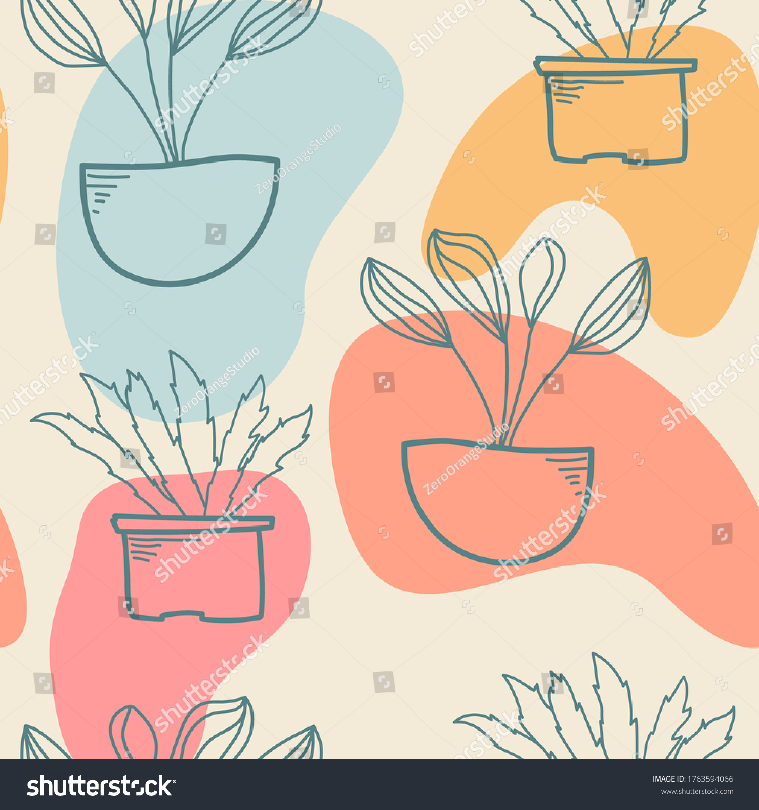 Hand Drawn Various Shapes Theme Vector Stock Vector (Royalty Free ...