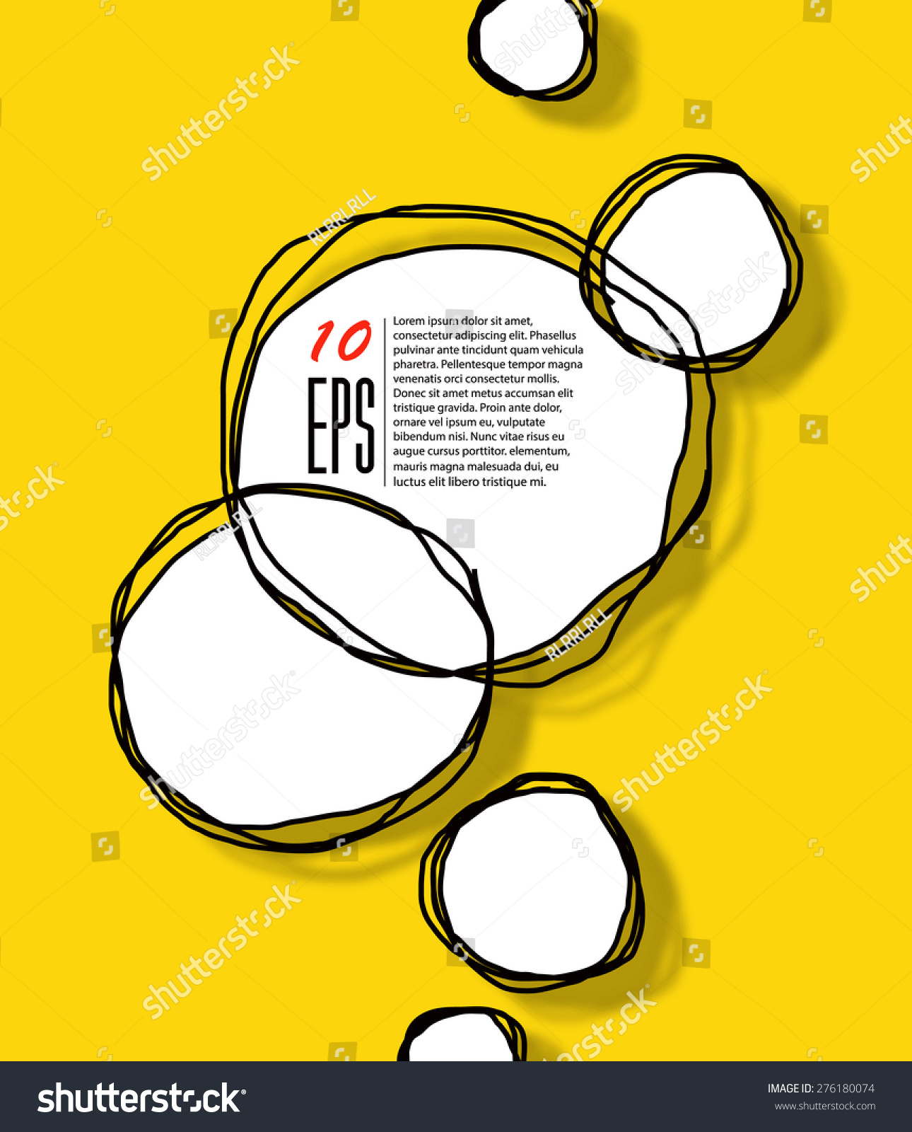 Hand Drawn Vector Framework Cartoon Style Stock Vector (Royalty Free ...