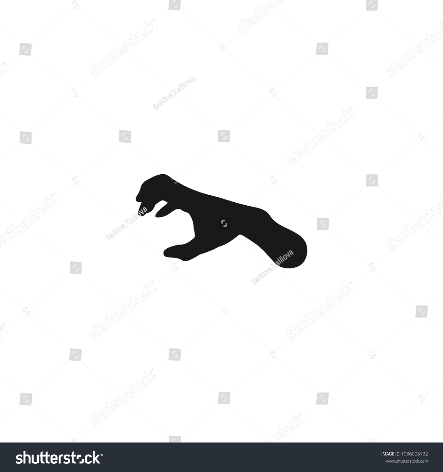 Hand Grab Icon Vector On White Stock Vector (Royalty Free) 1986008732 ...