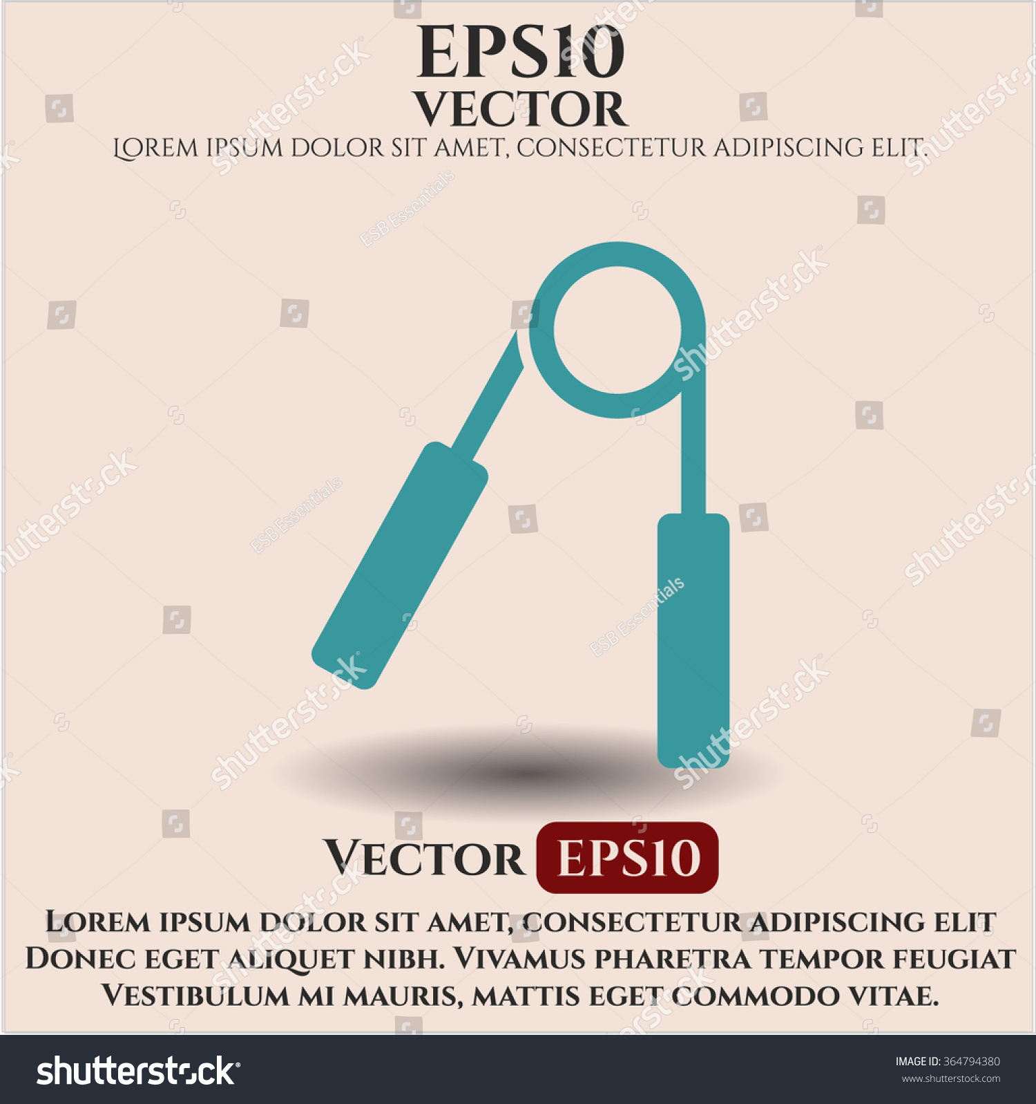 Hand Gripper Symbol Stock Vector (Royalty Free) 364794380 | Shutterstock