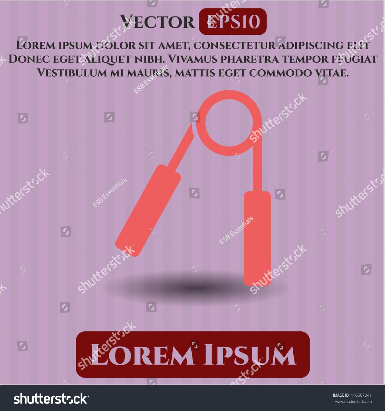 Hand Gripper Symbol Stock Vector (Royalty Free) 416507041 | Shutterstock