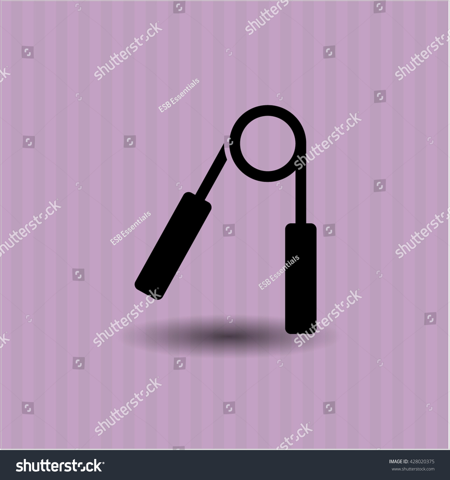 Hand Gripper Symbol Stock Vector (Royalty Free) 428020375 | Shutterstock