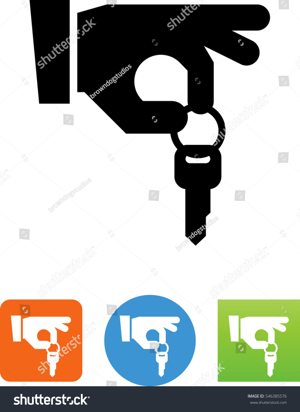 Hand Holding Key Icon Stock Vector (Royalty Free) 546385576 | Shutterstock