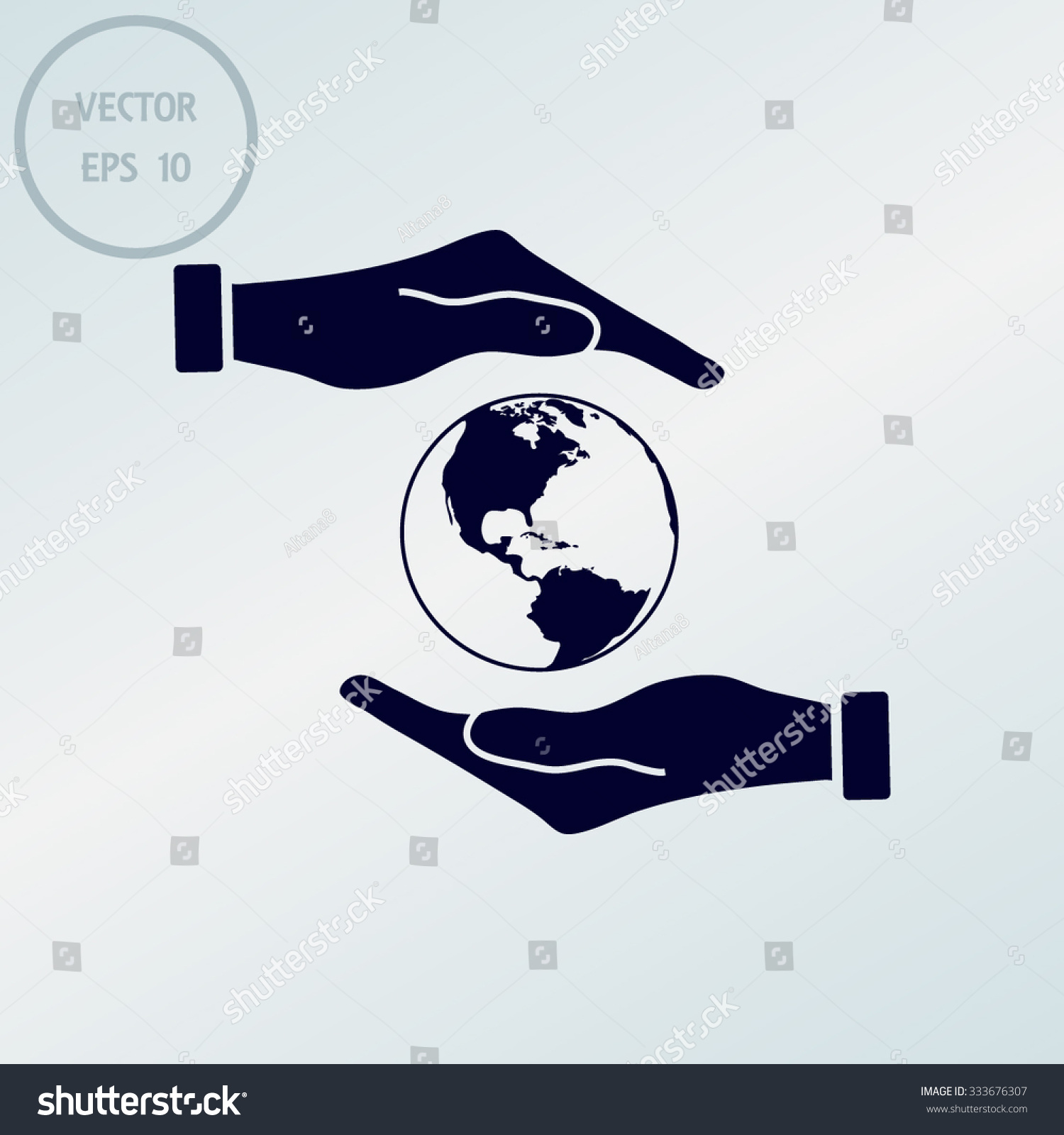 33,177 Hand holding earth icon Images, Stock Photos & Vectors ...