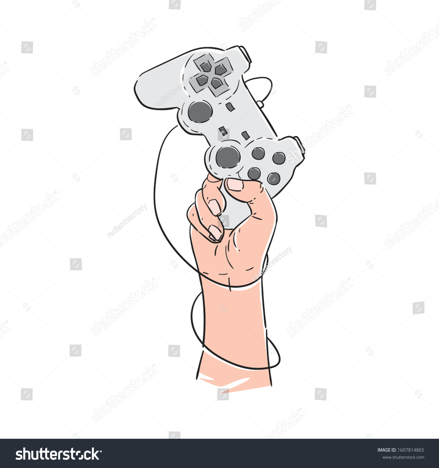 22,319 Hand holding controller Images, Stock Photos & Vectors ...