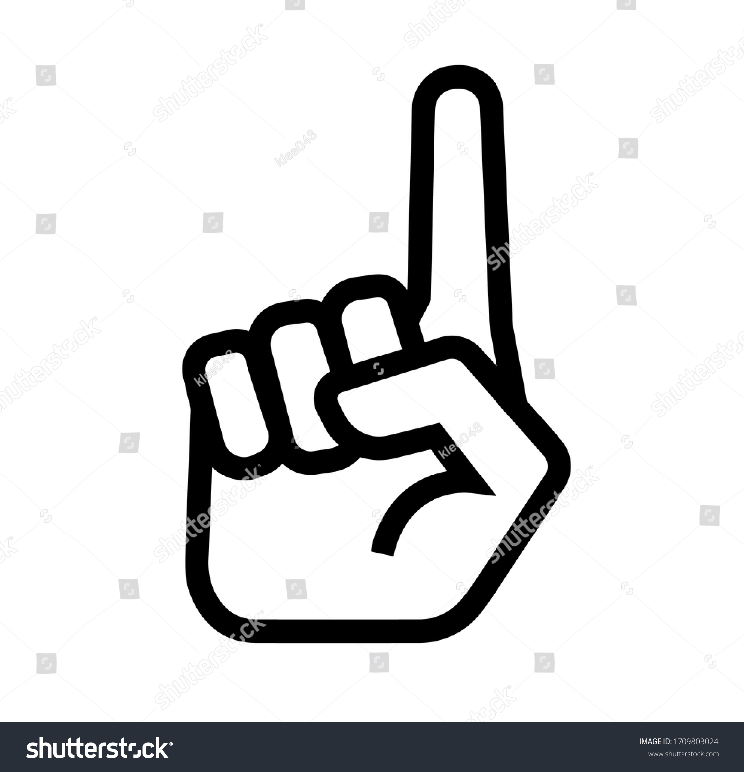 16,648 Number 1 hand icon Images, Stock Photos & Vectors | Shutterstock