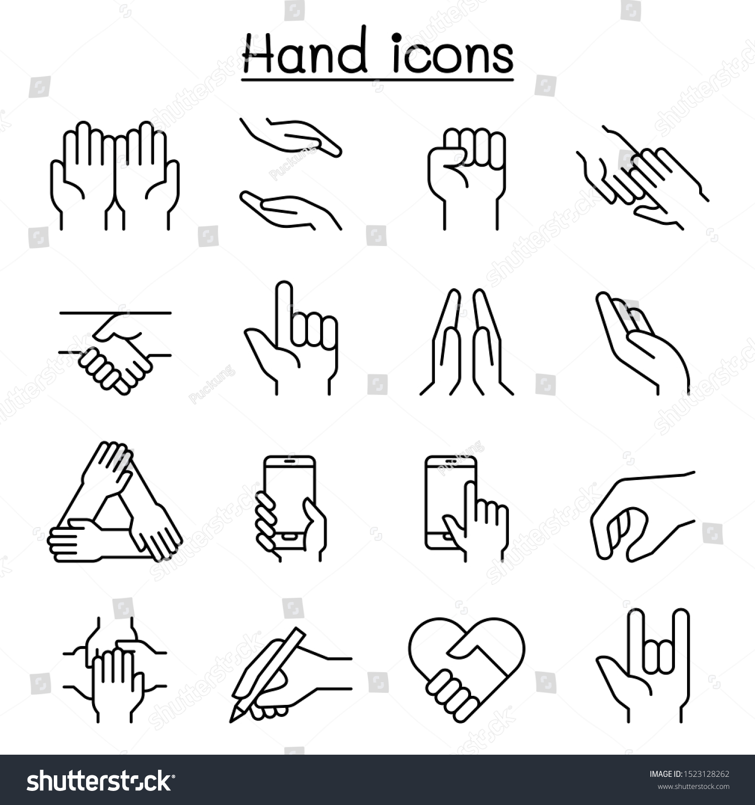 114,143 Hand holding line icon Images, Stock Photos & Vectors ...