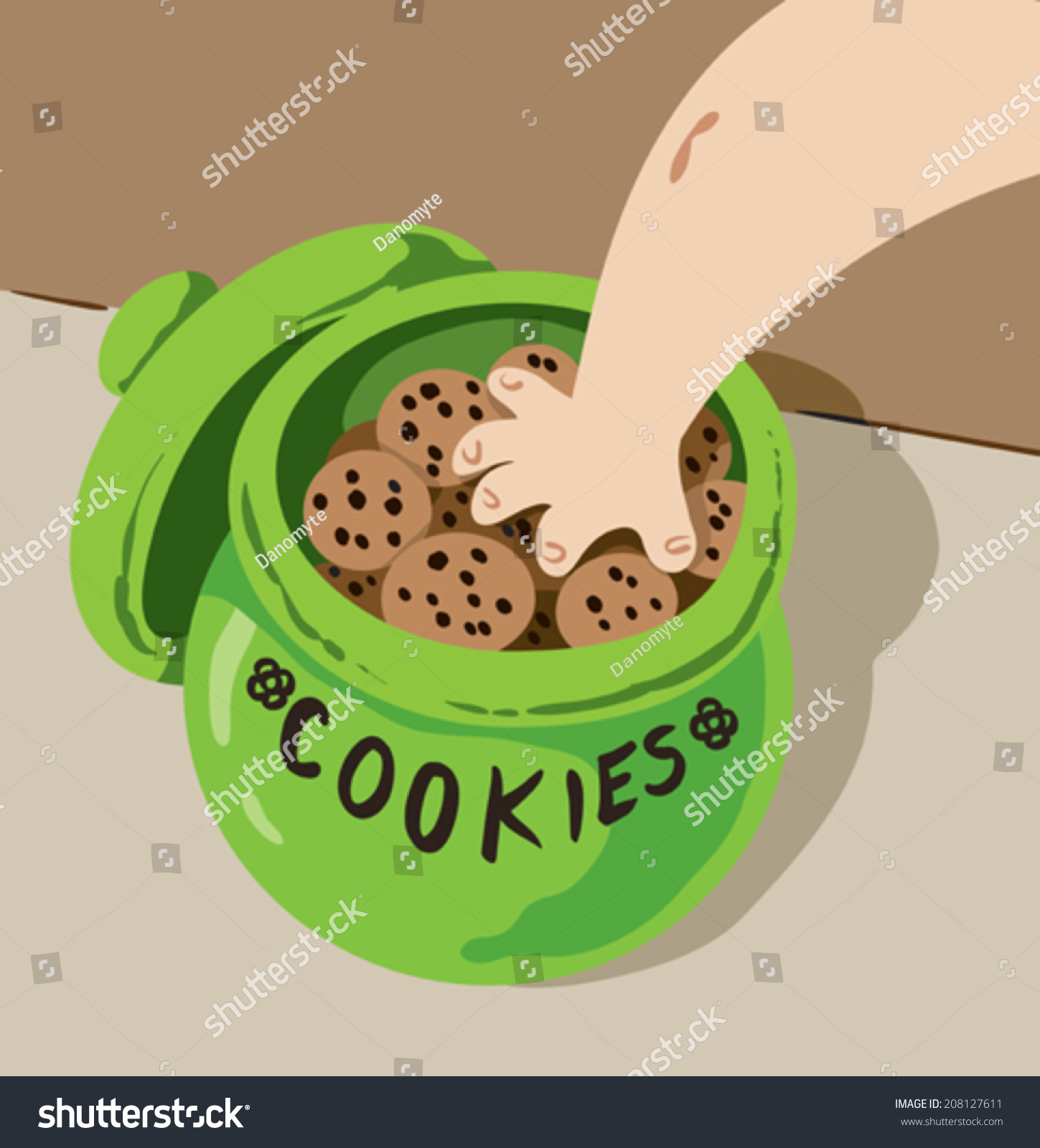 8 Kids stealing chocolate Stock Illustrations, Images & Vectors ...
