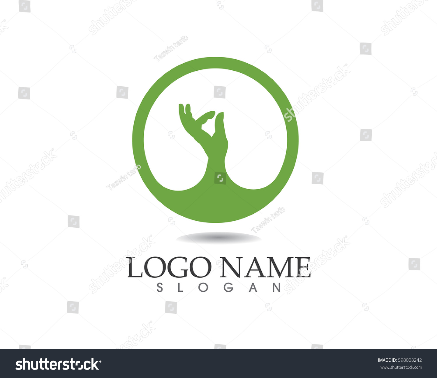 Hand Logo Stock Vector (Royalty Free) 598008242 | Shutterstock