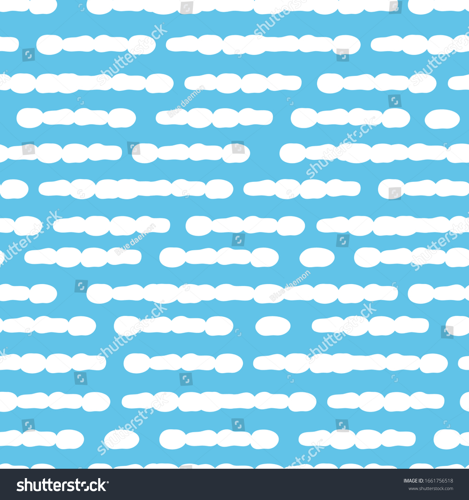 Hand Painted White Lines Pattern On Stock Vector (Royalty Free ...