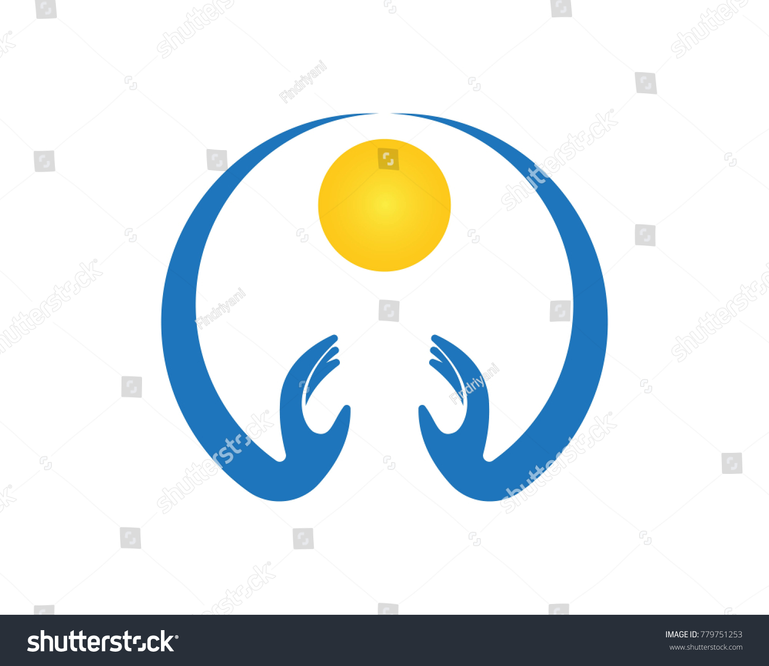 Hand People Logo Design Template Stock Vector (Royalty Free) 779751253