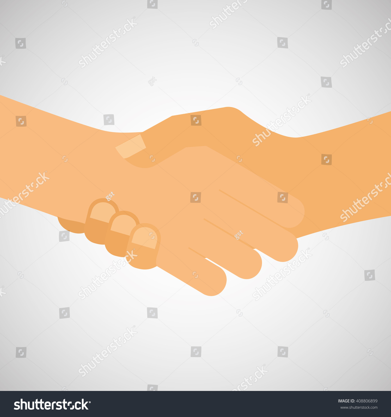 Hand Shake Design Stock Vector (Royalty Free) 408806899 | Shutterstock