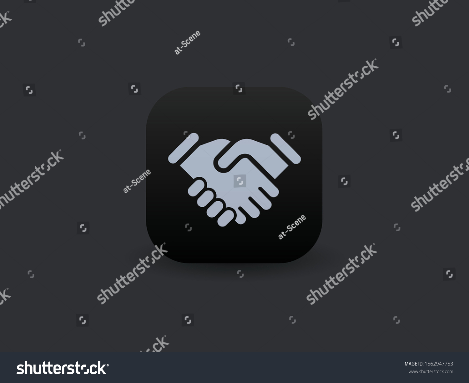 Handshake Vector App Icon: เวกเตอร์สต็อก (ปลอดค่าลิขสิทธิ์) 1562947753 ...