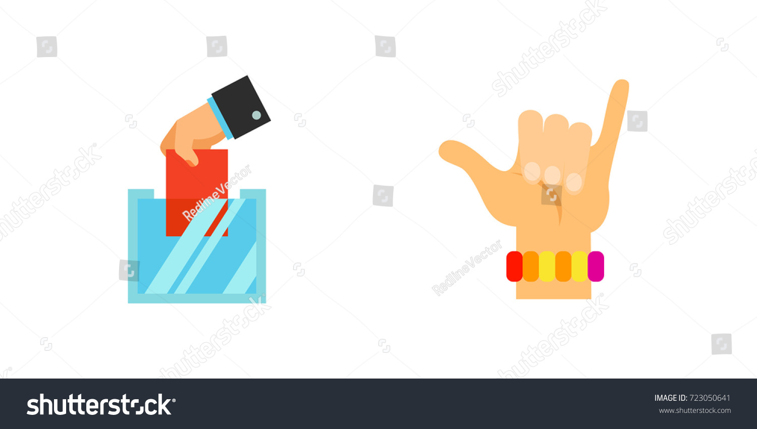 Hand Signs Icon Set Stock Vector (Royalty Free) 723050641 | Shutterstock