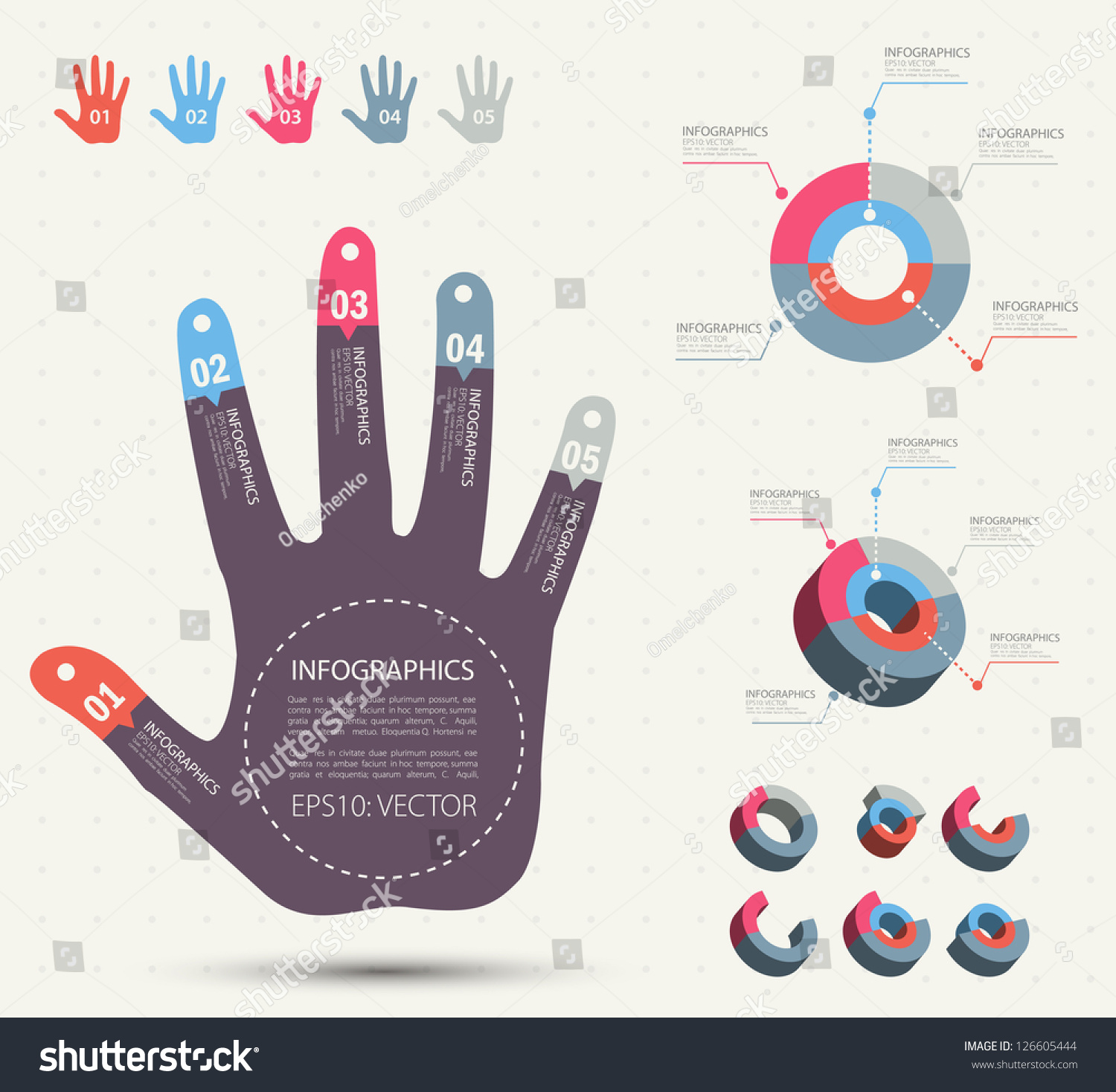Hands-infographic Images, Stock Photos & Vectors | Shutterstock