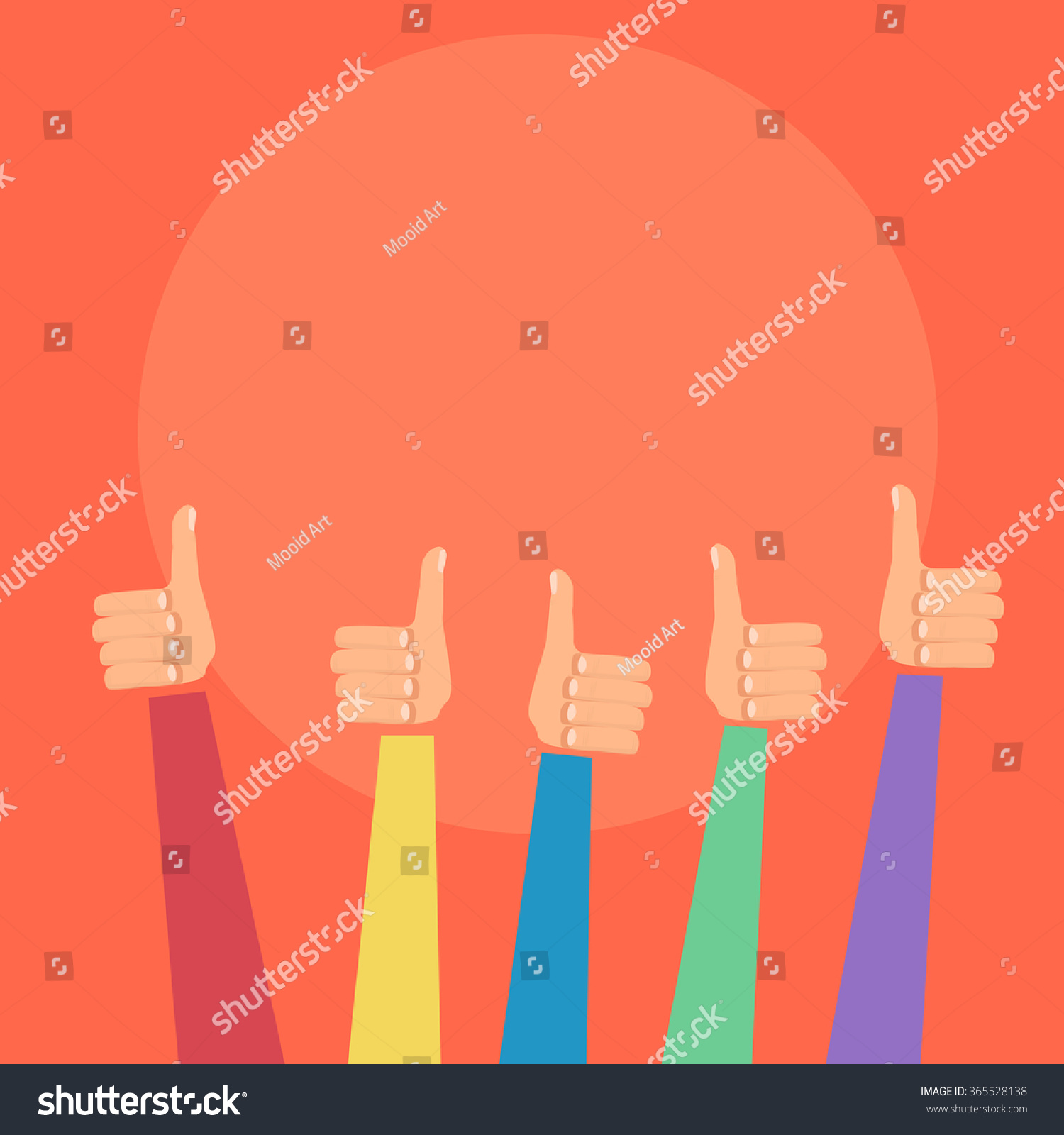 Hand Thumb Up Positive Feedback Stock Vector 365528138 - Shutterstock