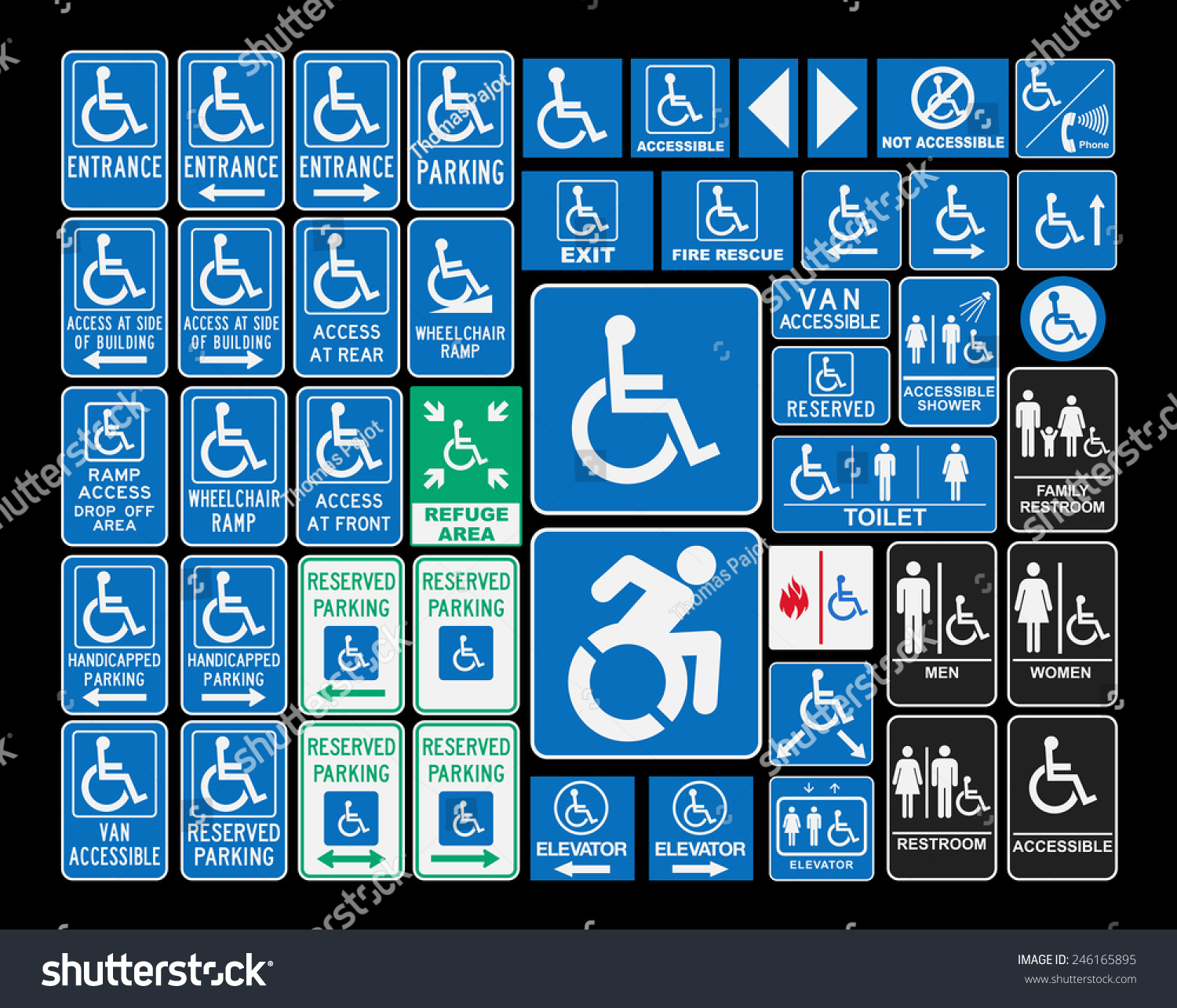 2.501 Handicapped signage: immagini, foto stock e grafica vettoriale ...