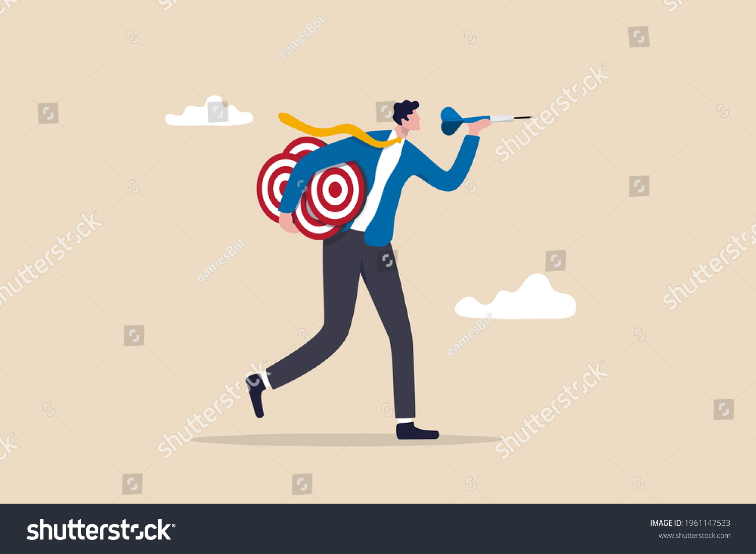 Handle Multiple Businesses Simultaneously Multi Purpose Stock Vector ...