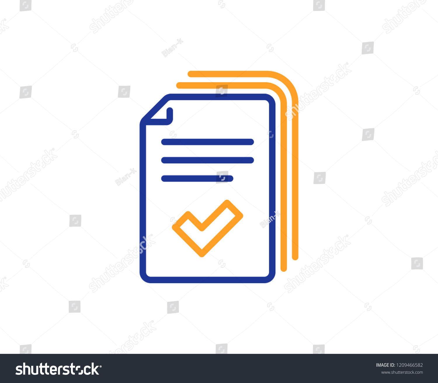 Handout Line Icon Documents Example Sign Stock Vector (Royalty Free ... Handout Line Icon Documents Example Sign Stock Vector (Royalty Free ...