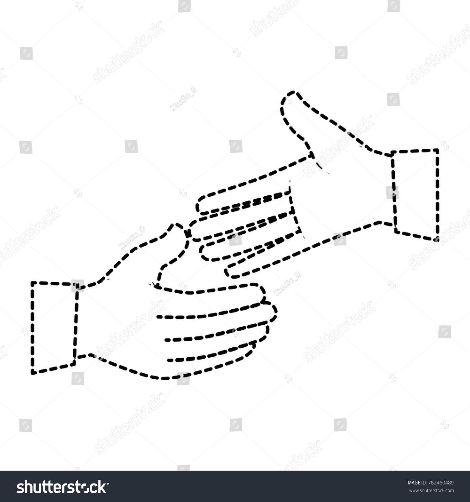 Hands Giving Five Stock Vector (Royalty Free) 762460489 | Shutterstock