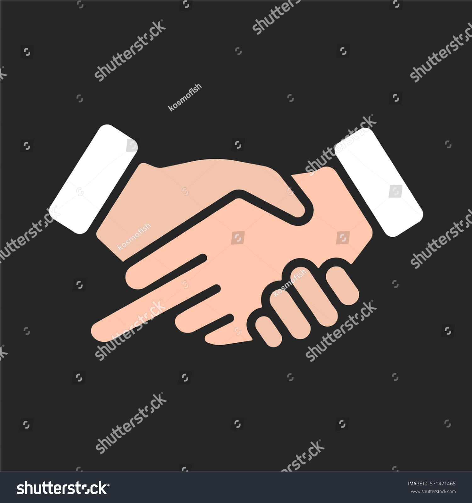 Handshake Friendship Partnership Agreement Minimalistic Flat: vector de ... Handshake Friendship Partnership Agreement Minimalistic Flat: vector de ...