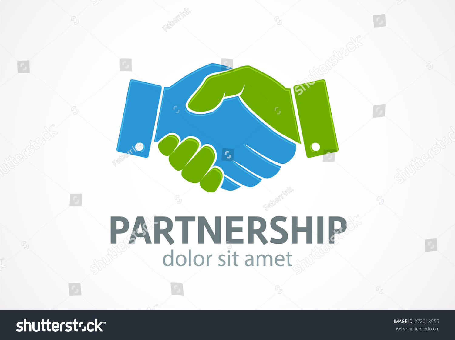 Handshake Icon Vector Partnership Concept Stock Vector (Royalty Free ...