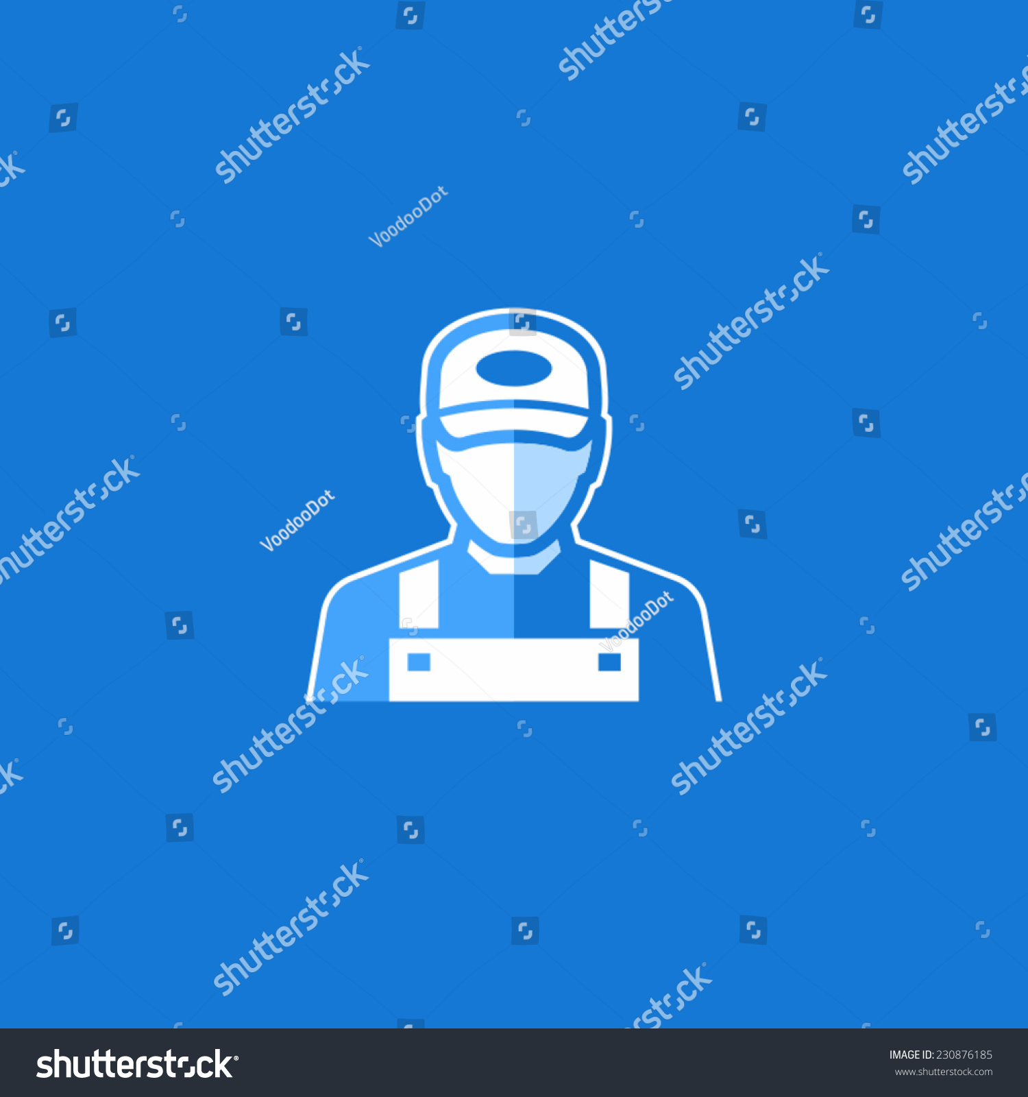 Handyman Vector Avatar Flat Icon Stock Vector (Royalty Free) 230876185