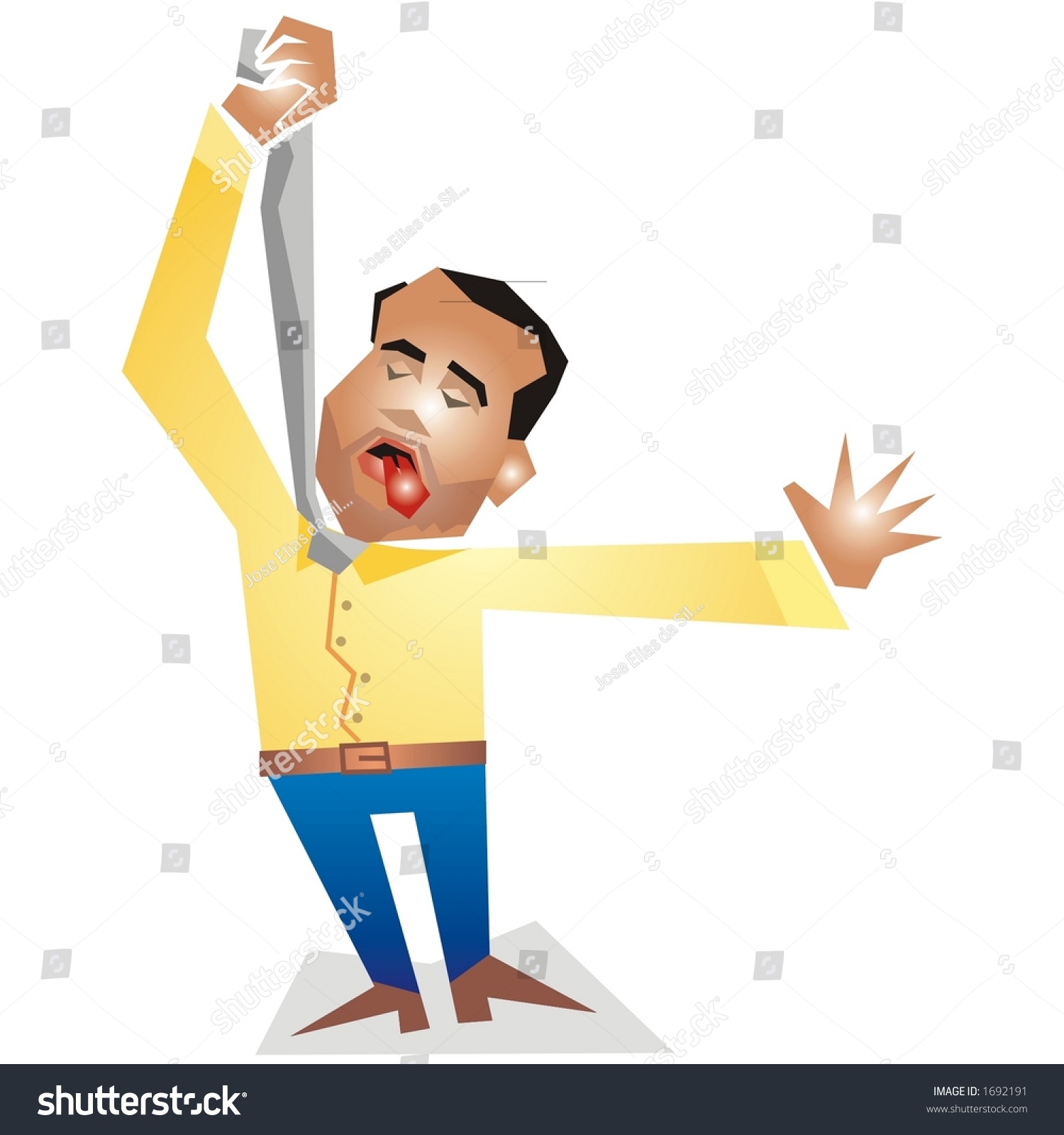 Hanged Man Stock Vector (Royalty Free) 1692191