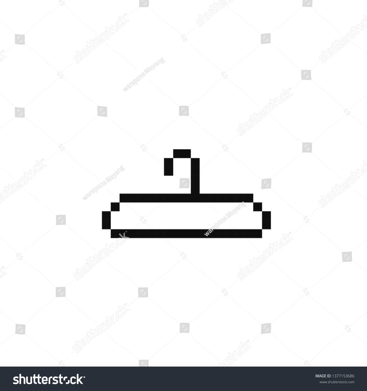 Hanger Pixel Art Stock Vector (Royalty Free) 1377153686 | Shutterstock