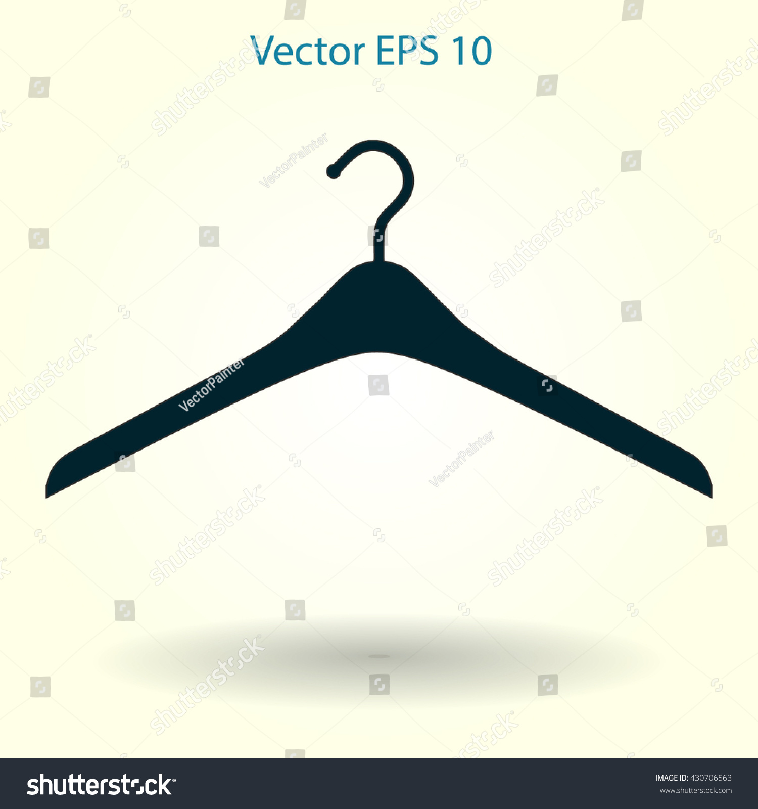 Hangers Clothes Vector Illustration Stock Vector (Royalty Free ...