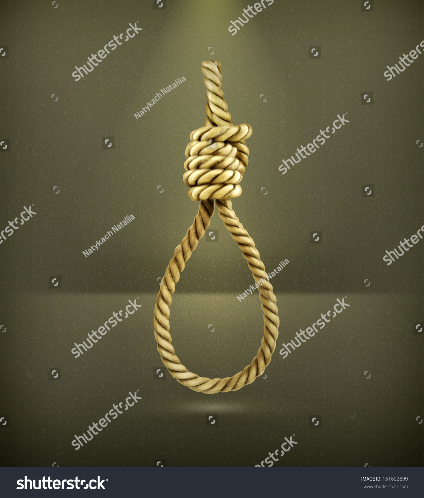 Hangmans Knot Vector Stock Vector (Royalty Free) 151602899 | Shutterstock